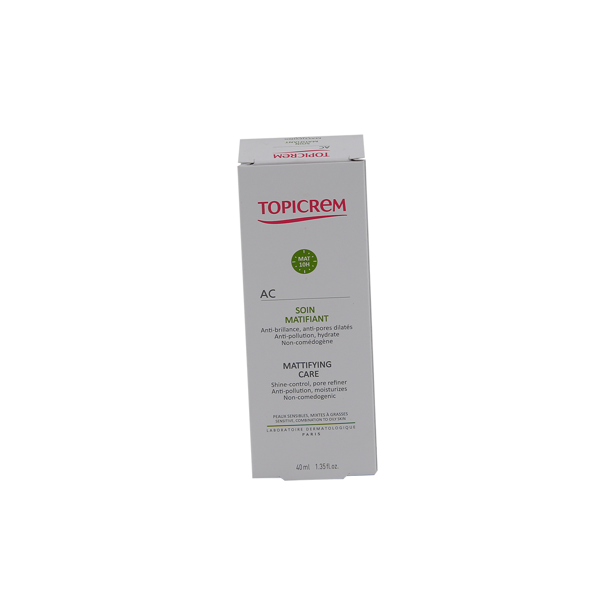 TOPICREM AC Үрэвсэлтэй арьс тослог тэнцвэржүүлэх тос 40мл Mattifying