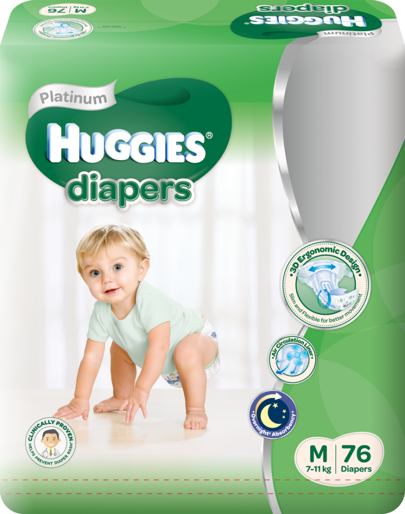 Huggies Platinum хүүхдийн живх 7-11кг №76