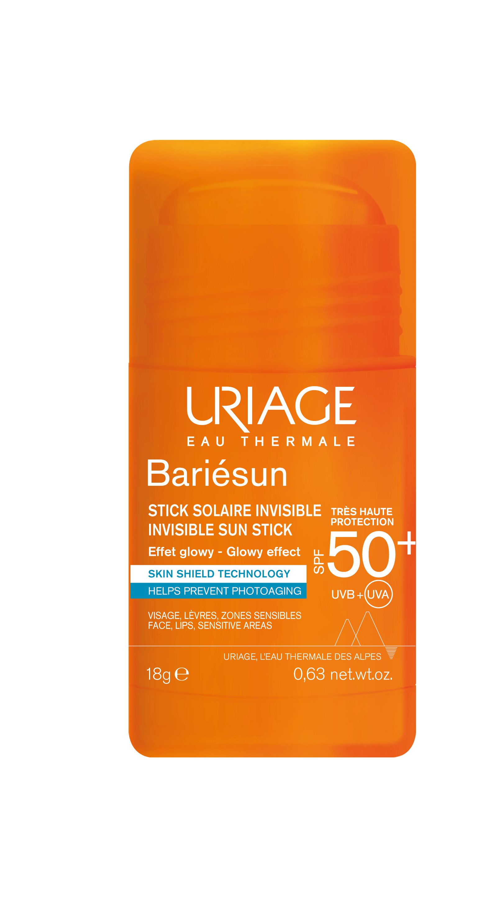 Uriage bariesun өндөр хамгаалалттай өнгөгүй, цайрдаггүй стик нарны тос SPF 50+ 18г