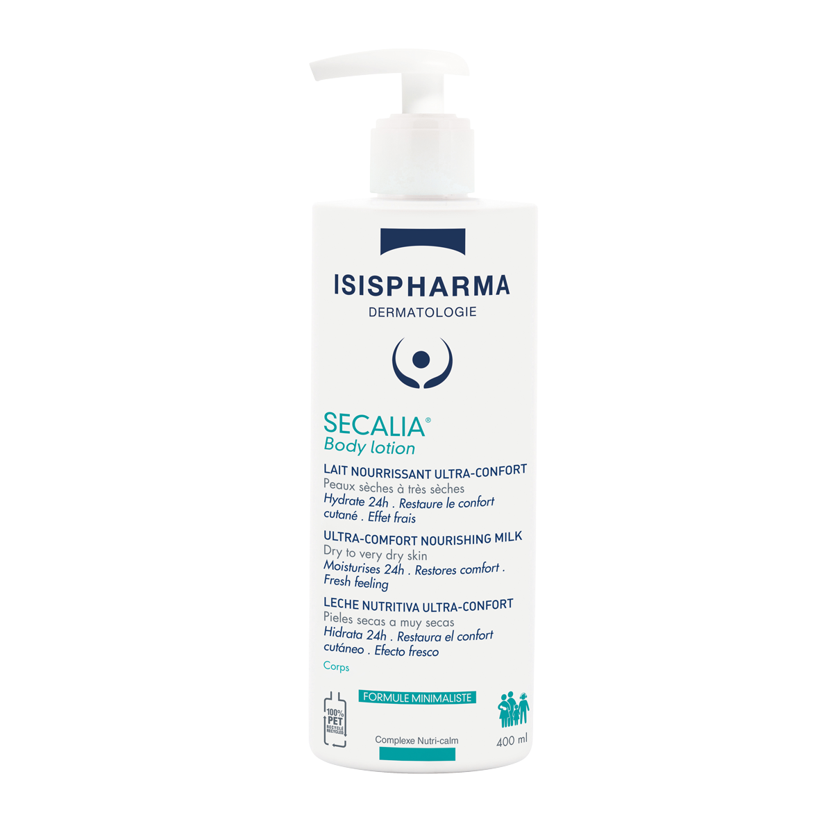Isispharma secalia body lotion 400 ml - Эрчимтэй чийгшүүлэх биеийн лосион