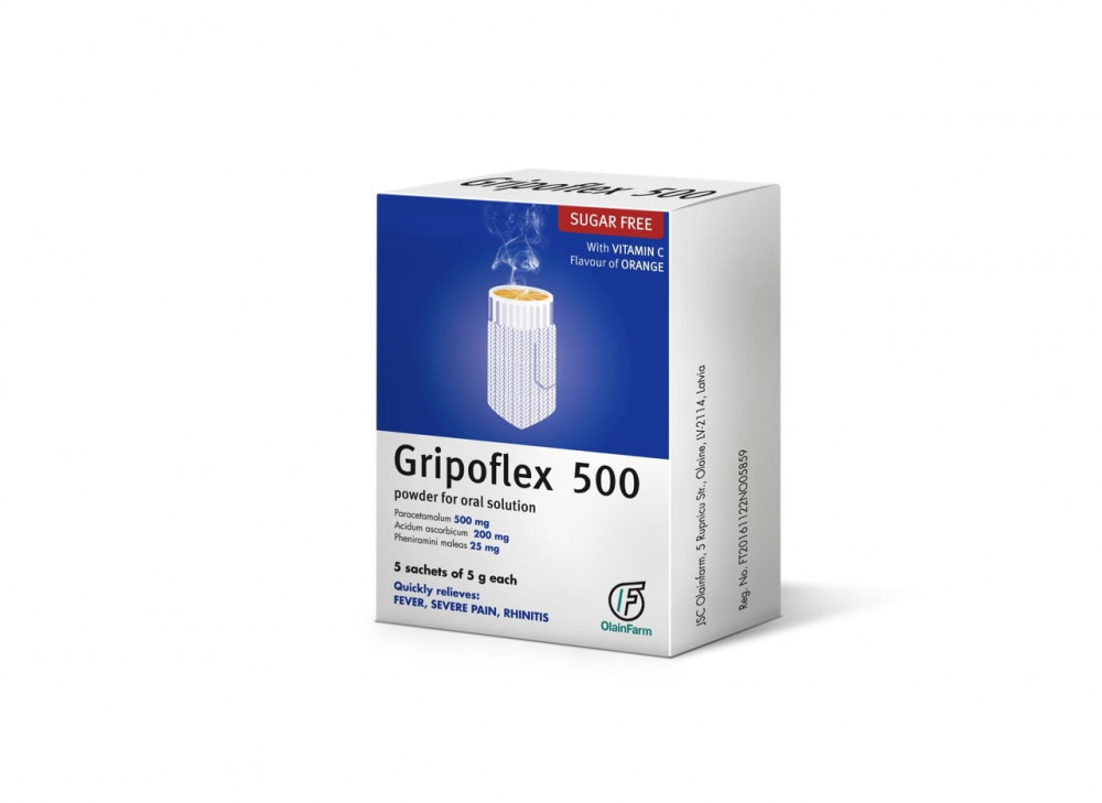 Olainfarm Грипофлекс 500 №5