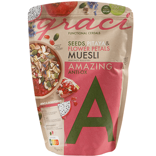 Graci дархлаа сайжруулах нэмэлт сахаргүй овъёос 400гр, Muesli