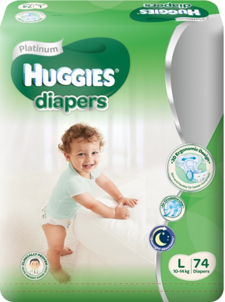 Huggies Platinum хүүхдийн живх 10-14кг №74