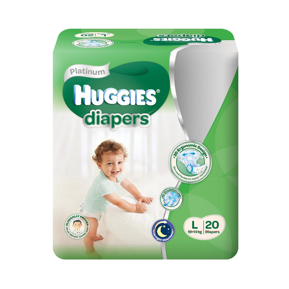 Huggies Platinum хүүхдийн живх 10-14кг №20