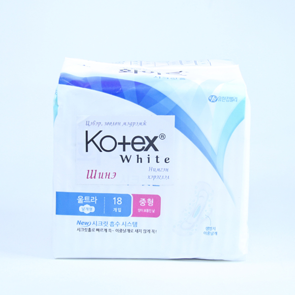 Kotex White Ultra Medium 18x48 24см