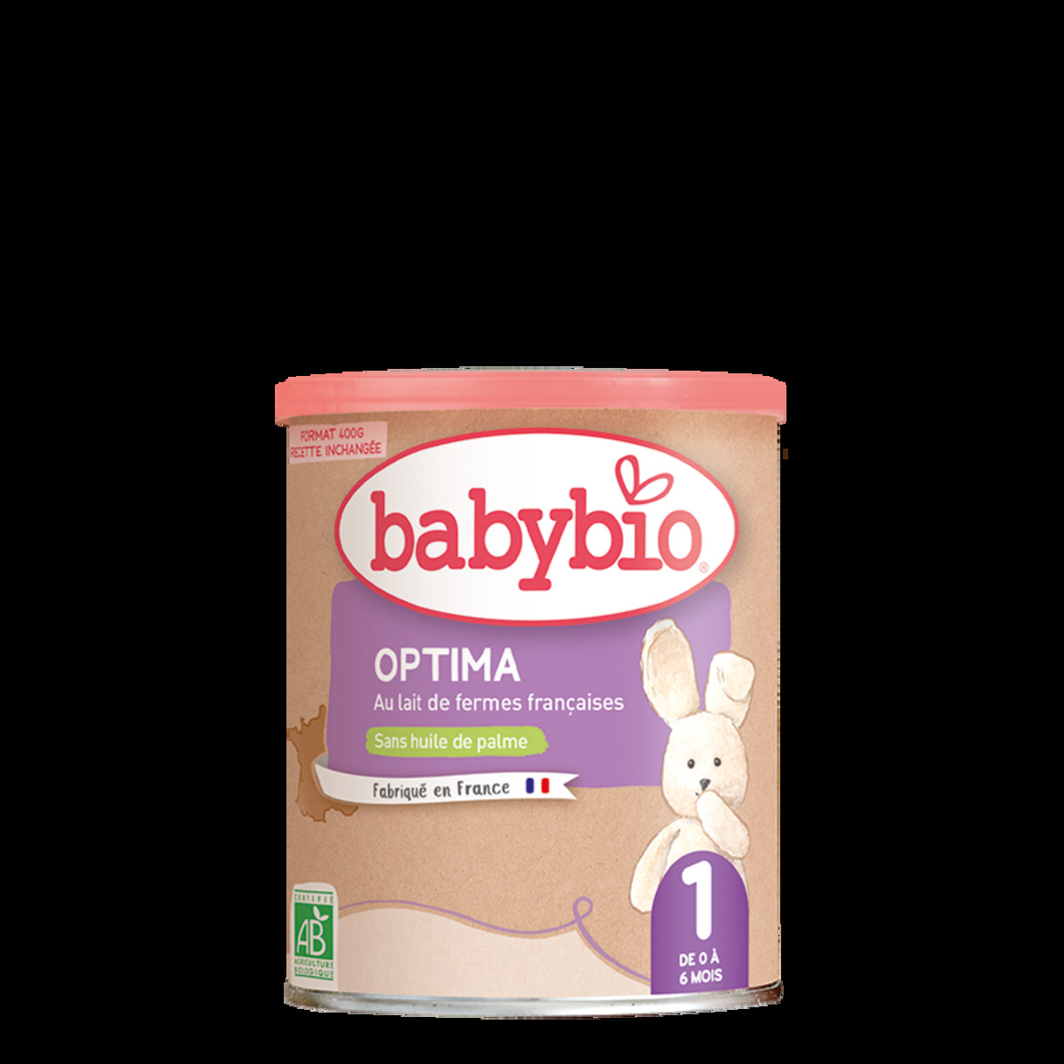 Babybio Optima 1 хүүхдийн сүү пребиотиктой 0-6 сар 400гр