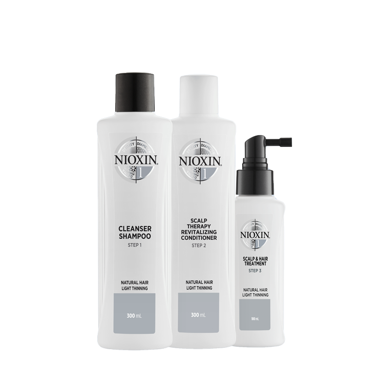 Nioxin будаггүй үсний унатлын эсрэг сет 300bl №1