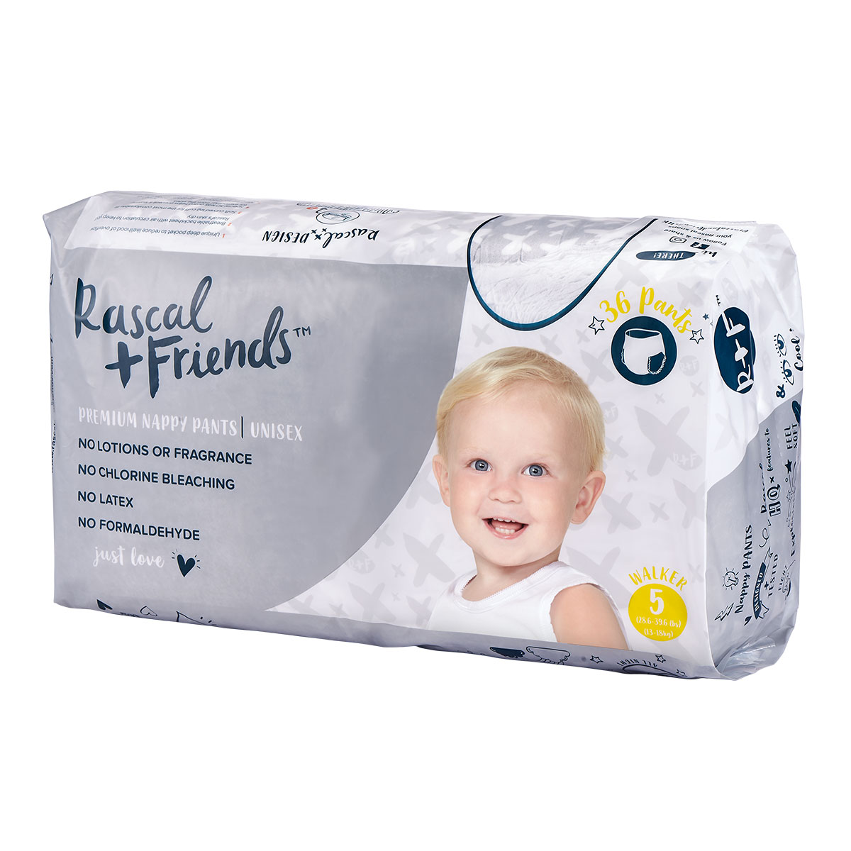 Rascal+Friends хүүхдийн өмсдөг живх XL №36